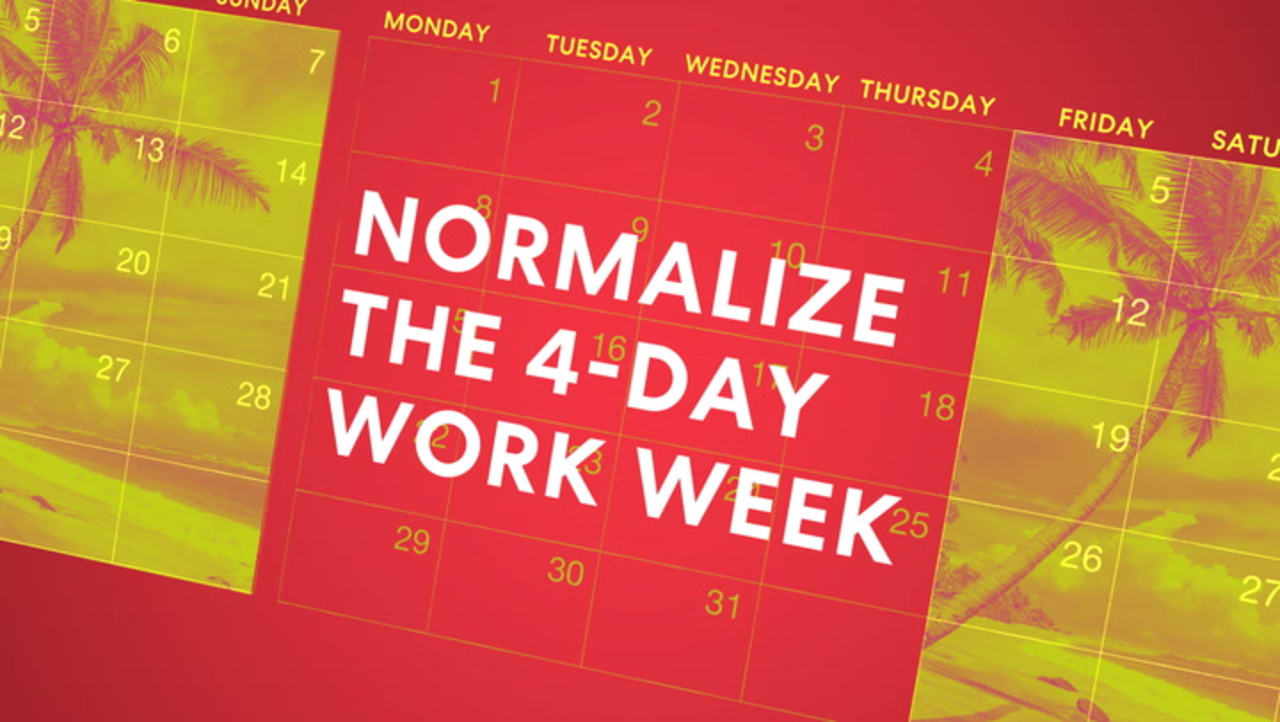 It's time to normalize the 4-day work week | Video – Fast Company
