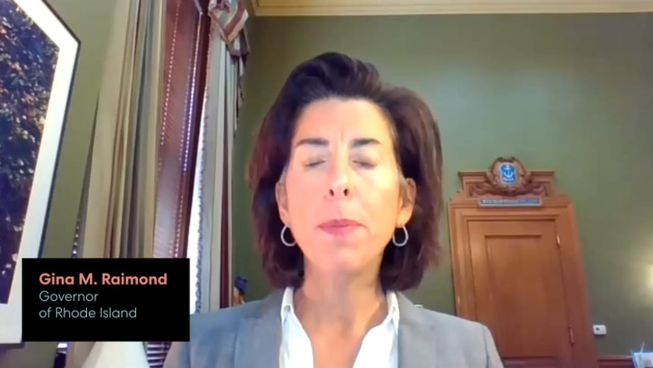 Governor of Rhode Island Gina Raimondo on the cost of starting a ...