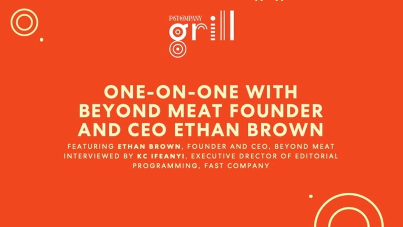 One-on-One with Beyond Meat founder and CEO Ethan Brown | Video – Fast ...