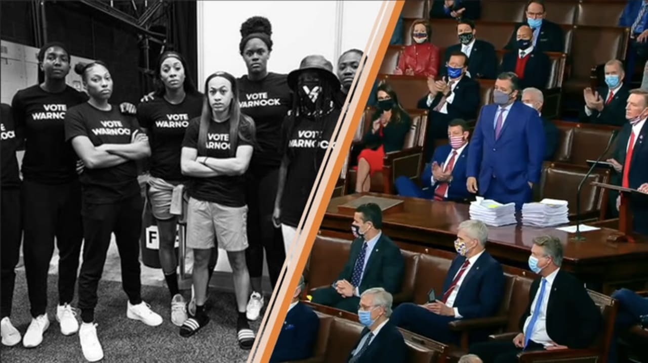 VIDEO | The WNBA's Atlanta Dream helps strengthen democracy, and AT&T's ...