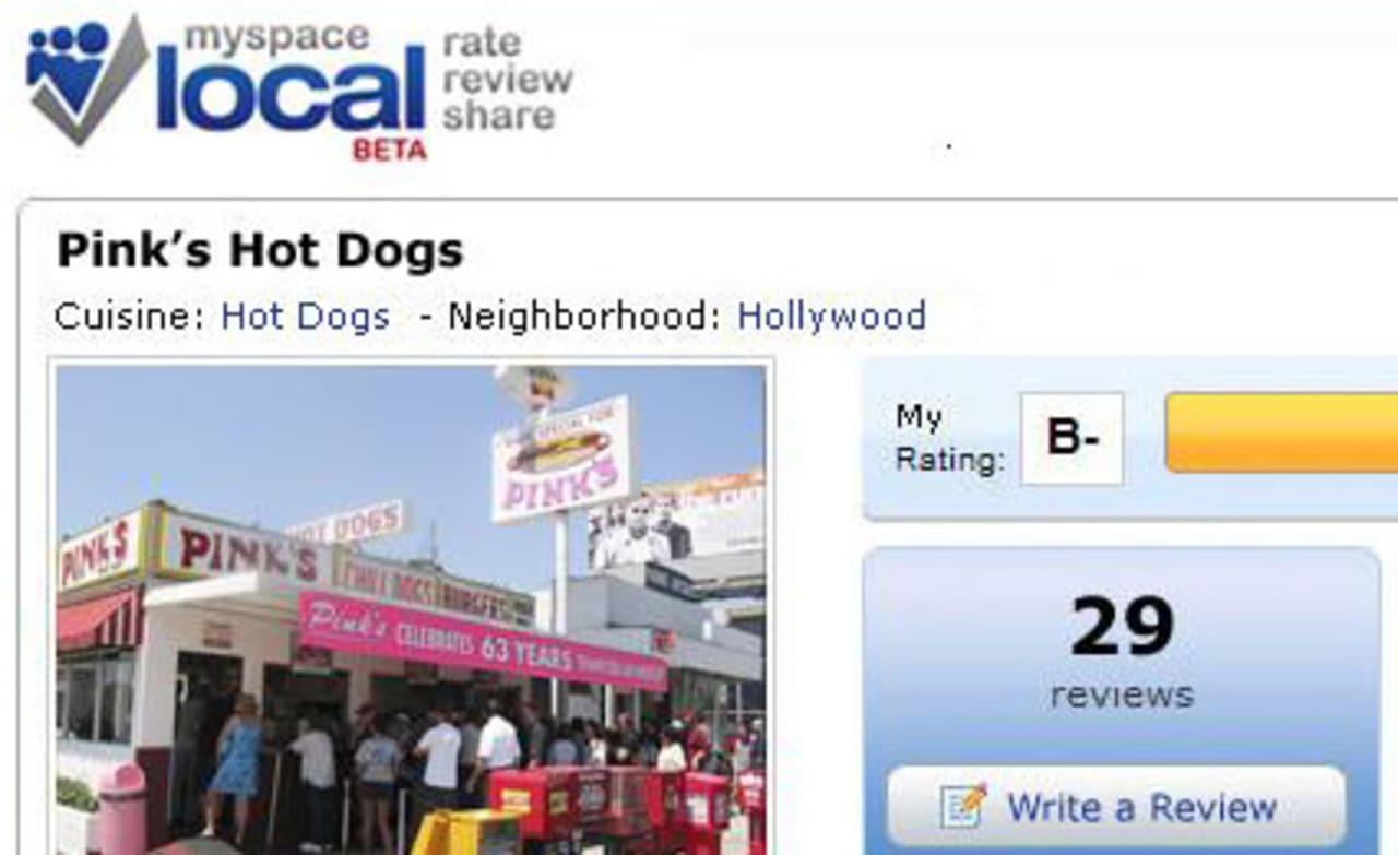 MySpace Partners With Citysearch for “MySpace Local”