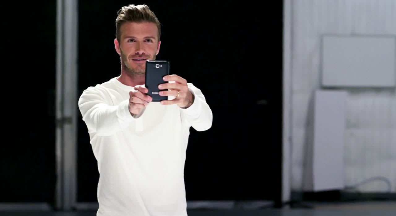 Beckham Bends It Like Beethoven for Samsung