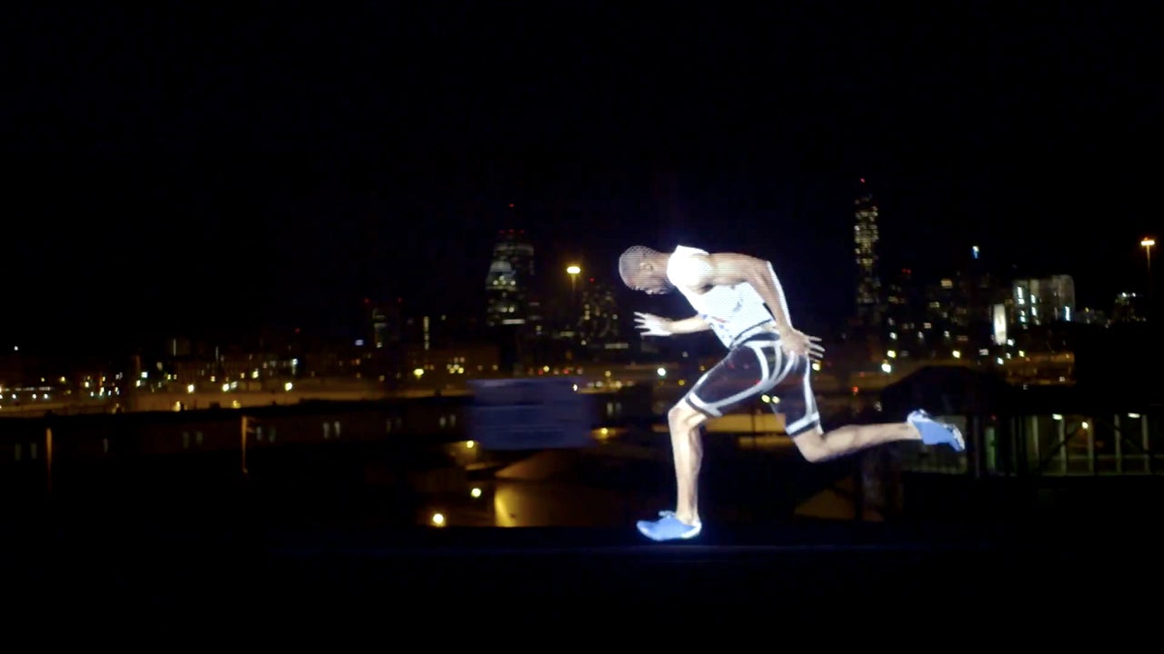 Gillette Lights Up the Night With Olympic-Sized Holograms