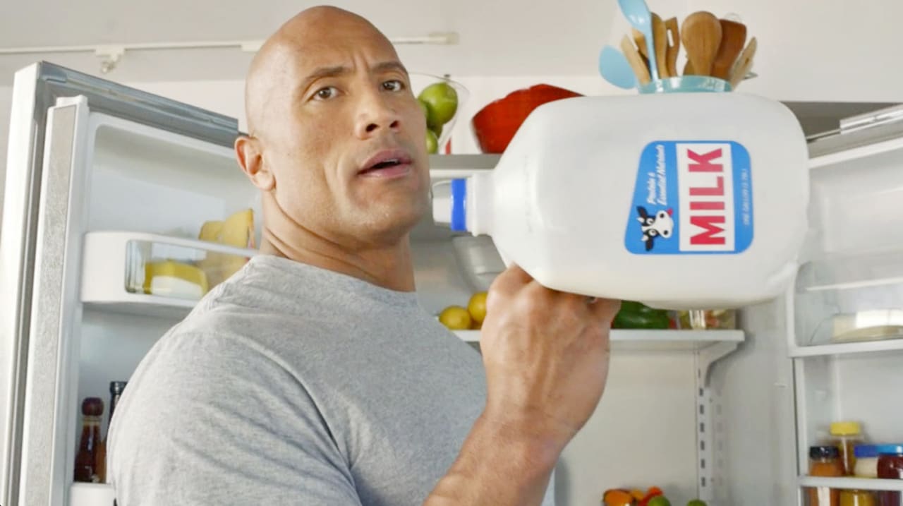 Dwayne “The Rock” Johnson Gets Milk in Super Bowl Spot