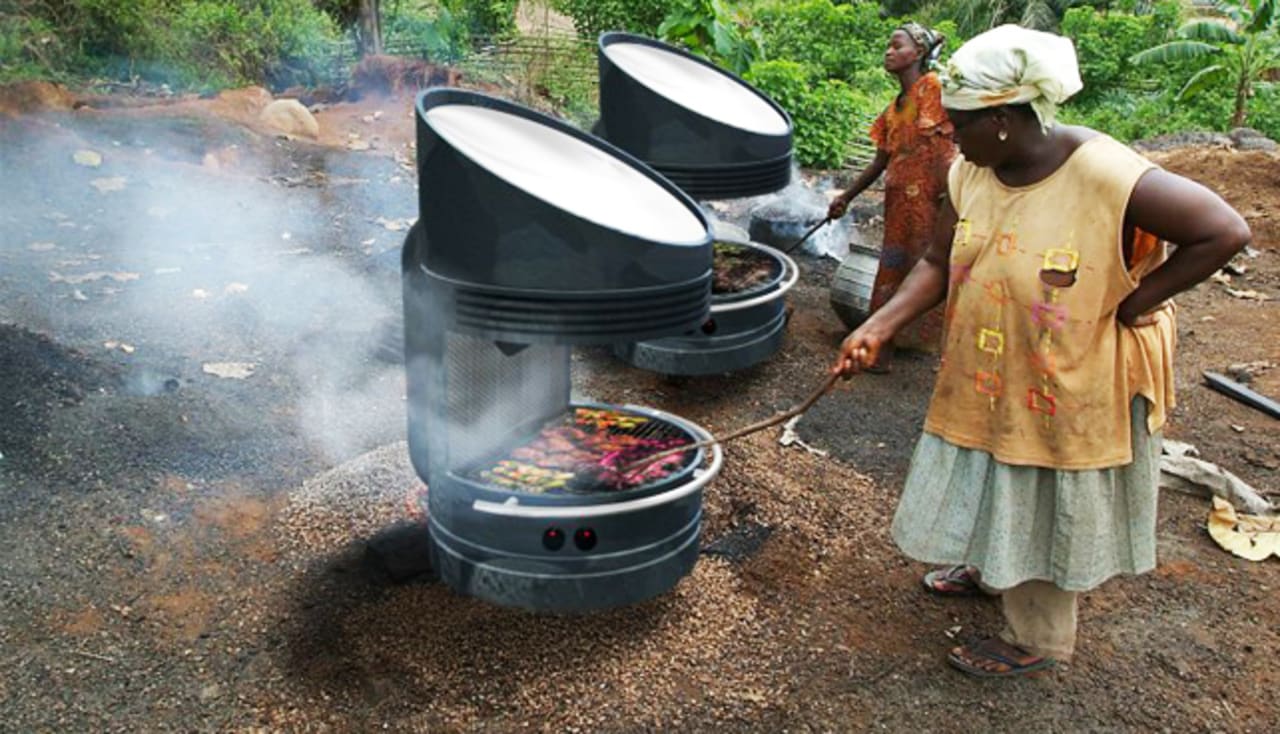 A Stove That Cooks With Molten Salt