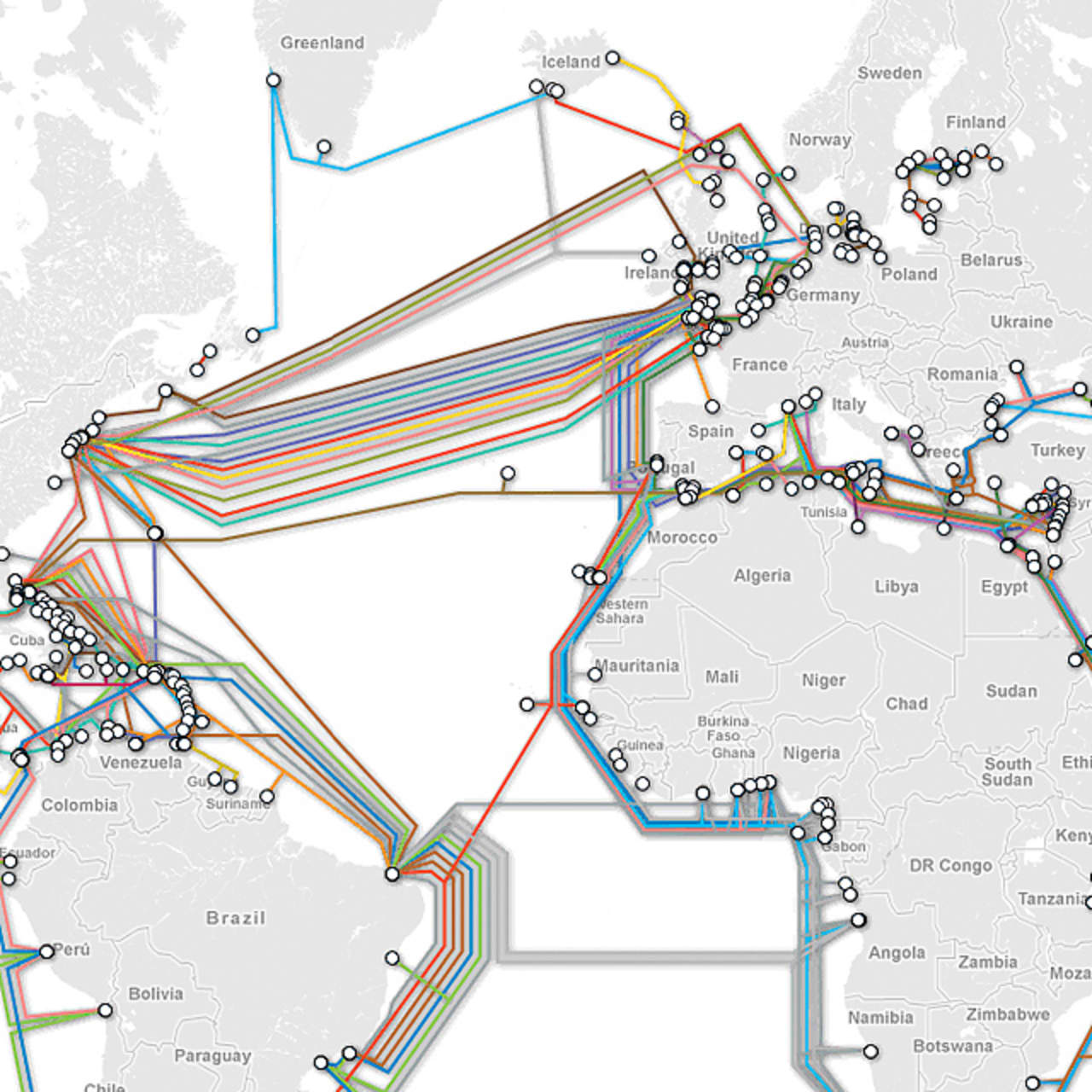 Infographic Of The Day: The Internet Really Is A Series Of Tubes