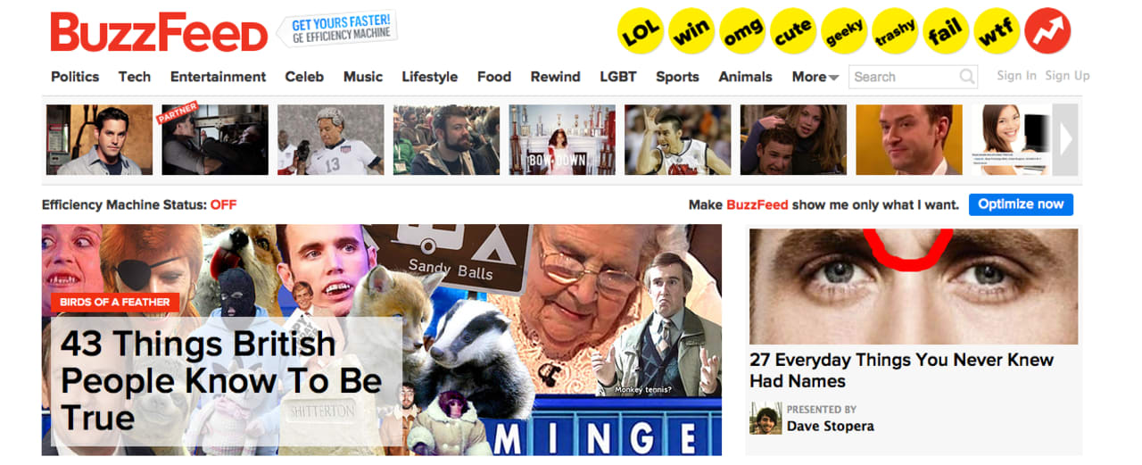 Buzzfeed Launches In The U.K.