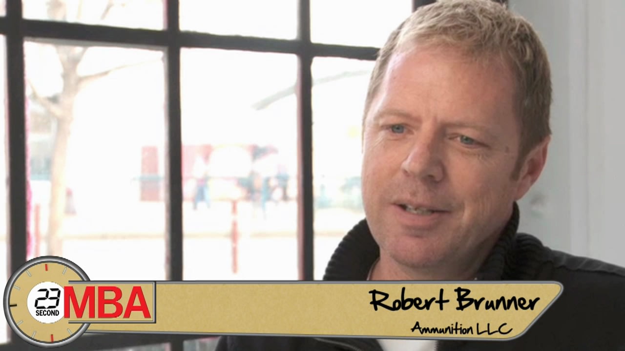 Robert Brunner: How do you generate ideas?