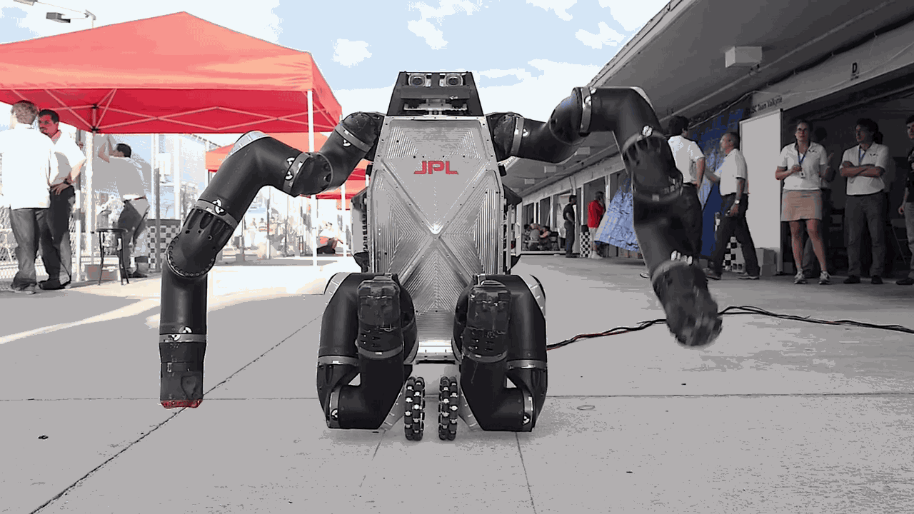 Watch This Nightmarish Ape-Inspired Robot Practice Saving Your Life