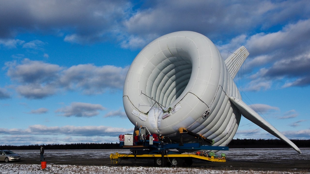 A Wind Turbine Inside A Floating Blimp Can Bring Power Anywhere