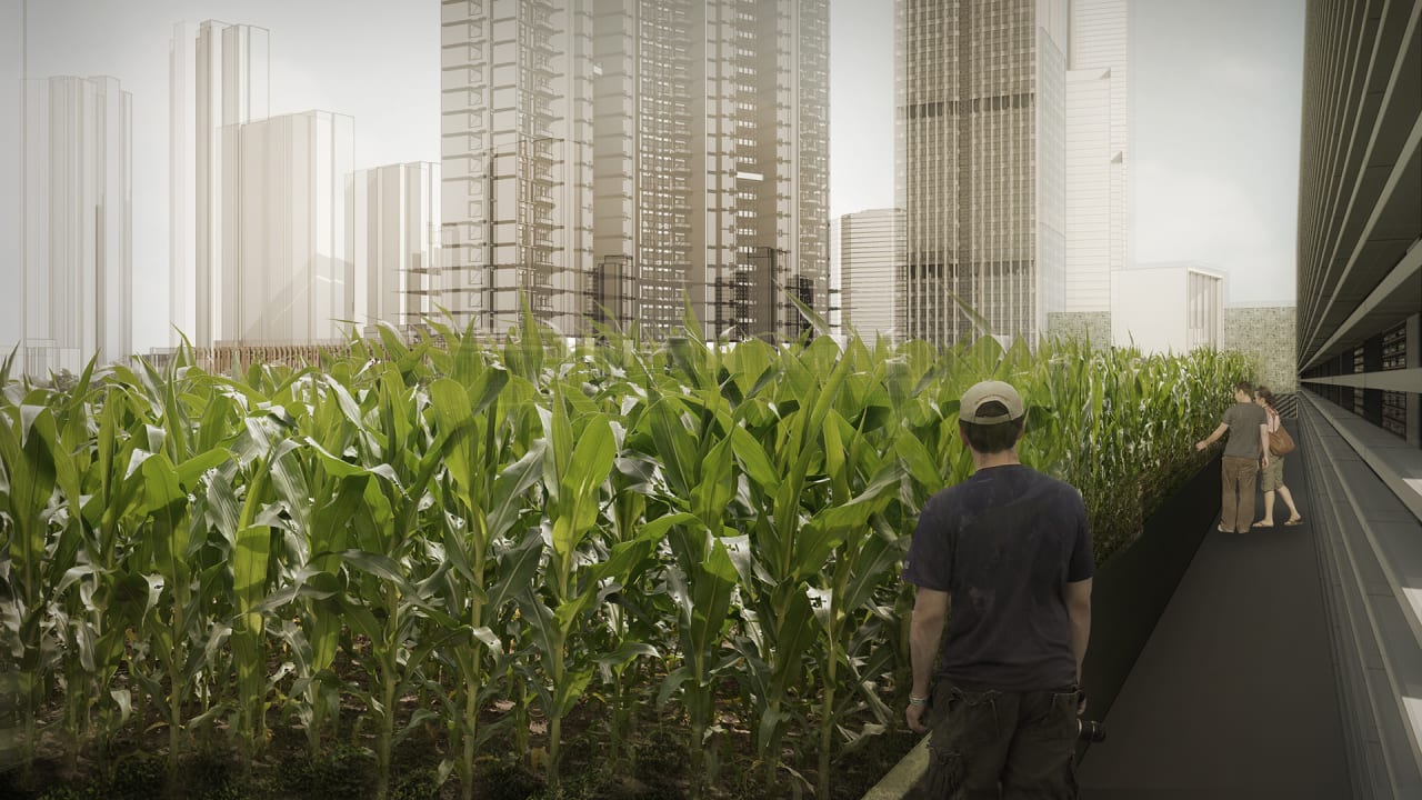 In China, The Modern Shopping Mall Is Topped With An Urban Farm, Not W