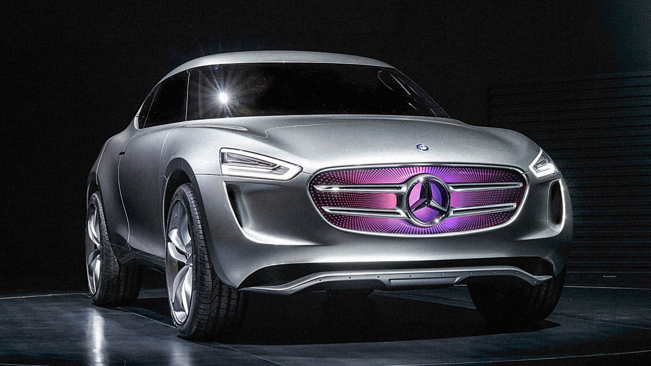 This Concept Mercedes Generates Power From Its Paint Job