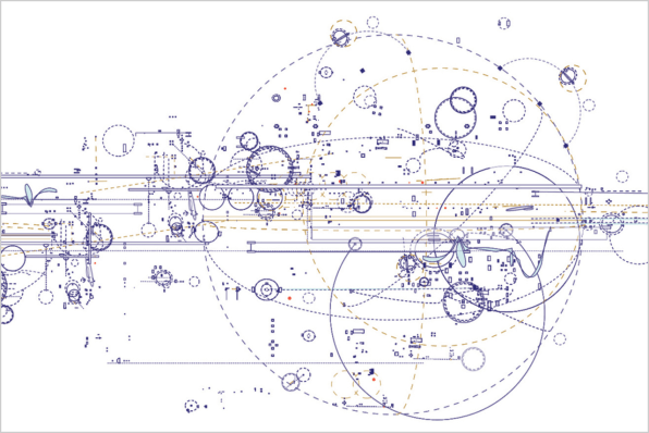 Artist Draws The Blueprints For Music, Space, And Architecture Itself