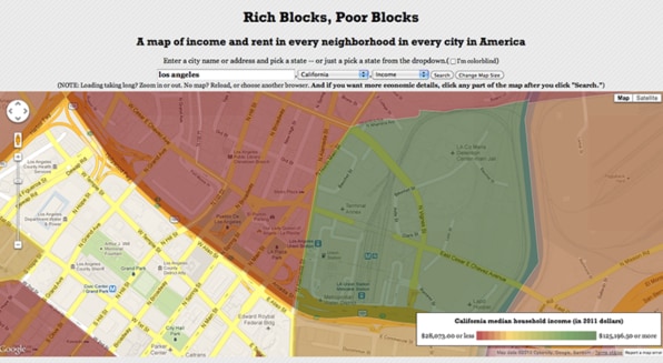 Mapping Economic Inequality On Every Block In The Country