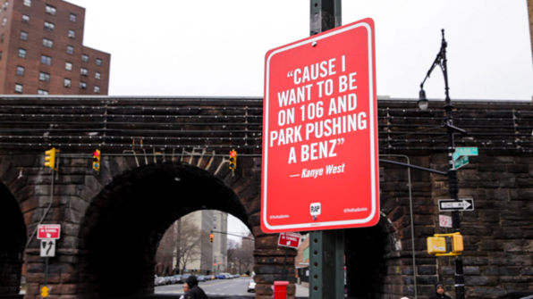 Guerrilla Street Signs Show The Intersection Of New York And Hip-Hop