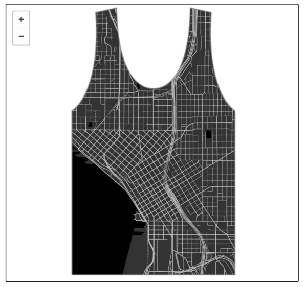 Wear Your City With Custom-Made Map Clothes