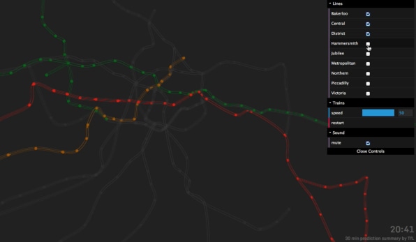 Awesome Interactive Map Visualizes The London Underground In 3-D