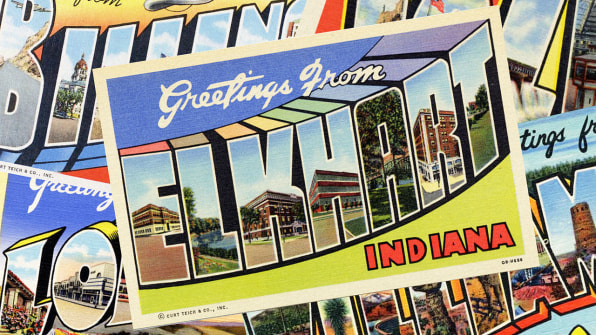 Iconic Big Type Postcards Make Small-Town America Alluring