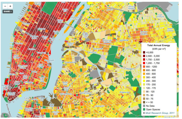 A Block-By-Block Look At The Energy Consumption Of New York’s Building
