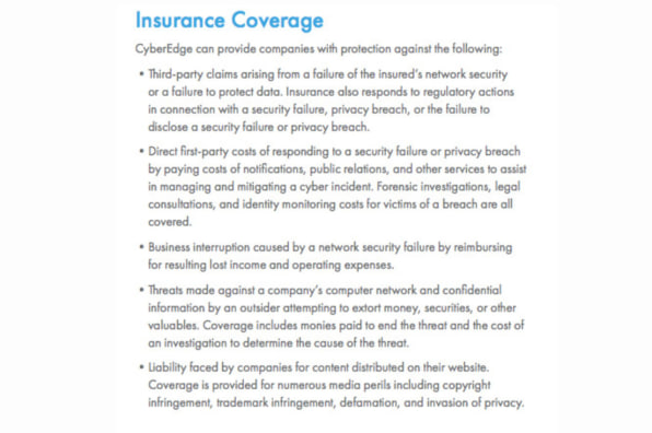 AIG launches first primary cyber insurance against liability and bodil