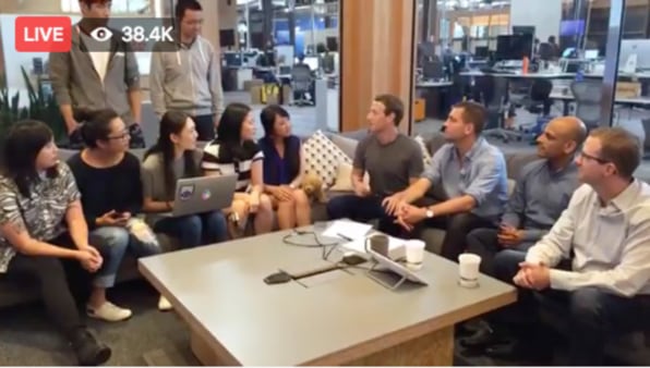 What gets built at a Facebook Hackathon? Find out live right now