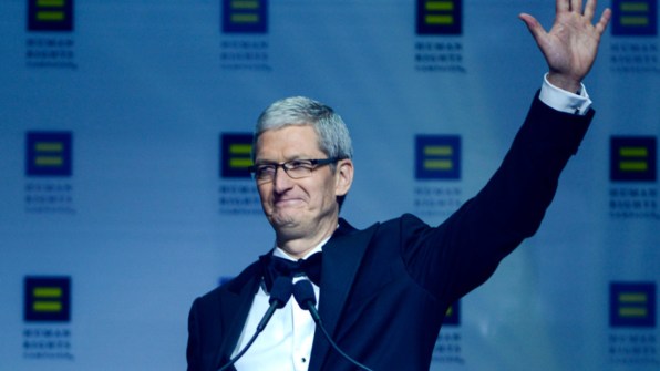 Gay youth inspired Tim Cook to publicly come out