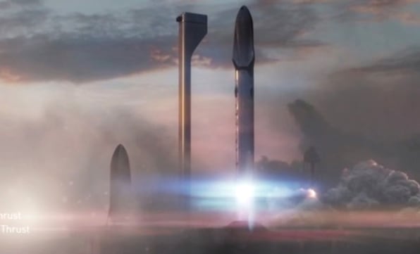 SpaceX reveals video for its “Interplanetary Transport System”