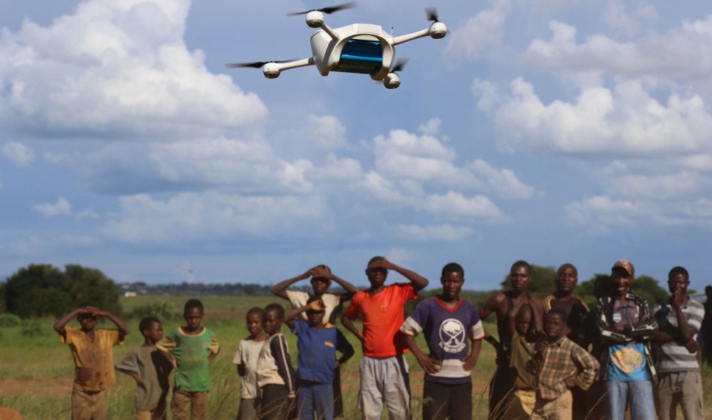 The world’s first humanitarian drone testing corridor will demo the he