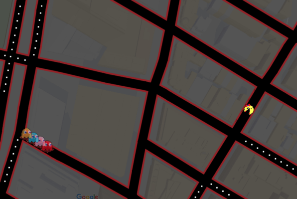 Why not spend your Friday playing Ms. Pac-Man on Google Maps?