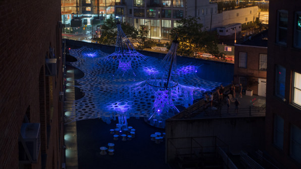 The Science Behind Jenny Sabin’s Color-Shifting MoMA PS1 Installation