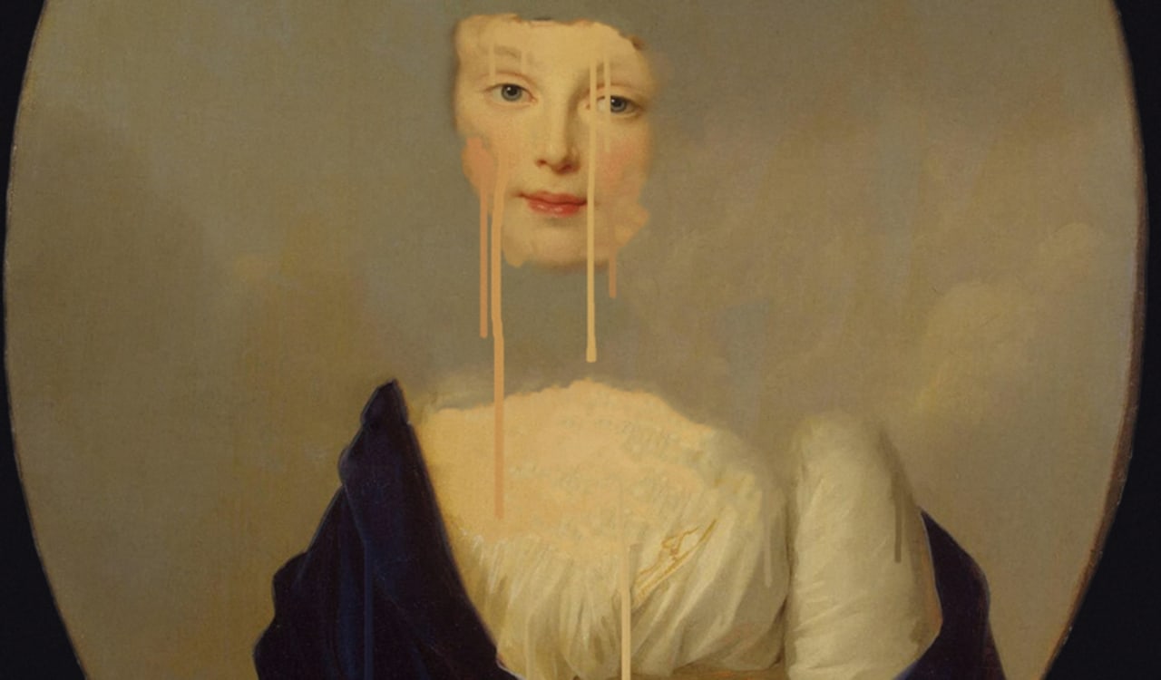 Artist Defaces Old Paintings, Turns Them Into Eerie Frightfests