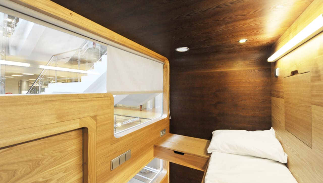 Now Boarding: A Sleeping Pod For Naps At The Airport