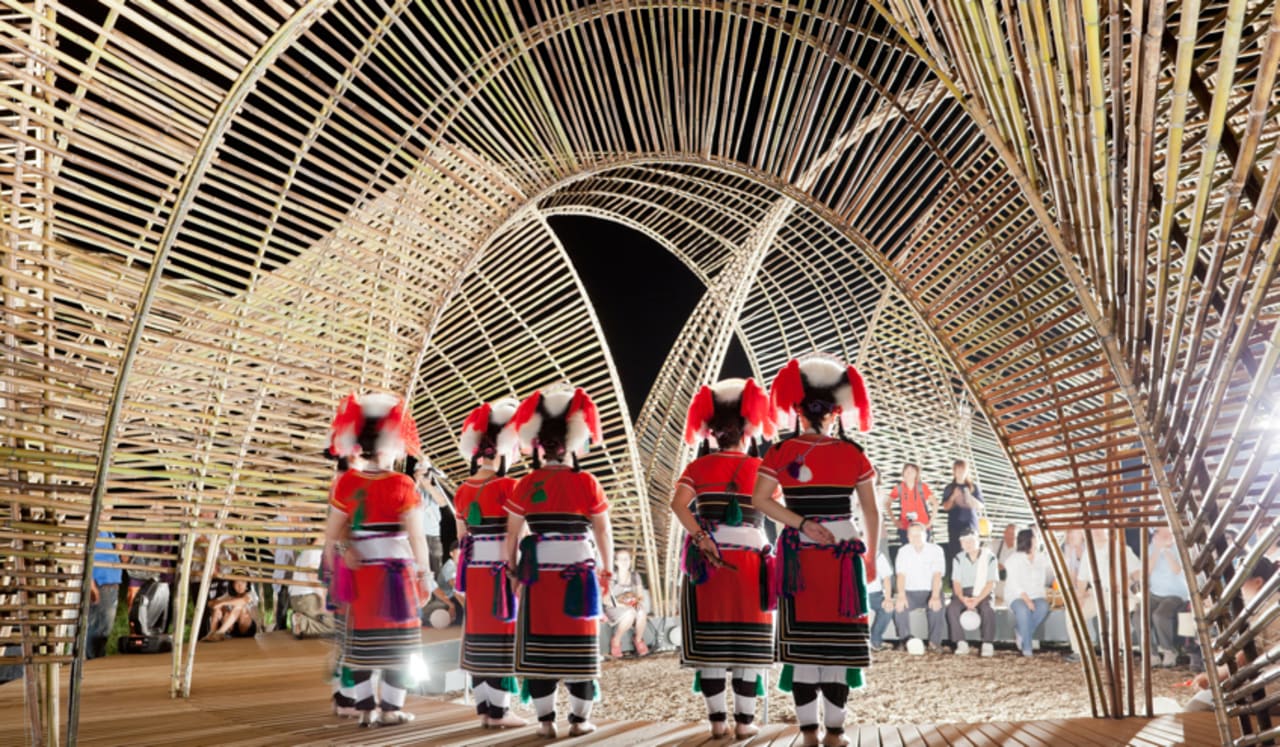 In Taiwan, A Stunning Bamboo Pavilion With A Potent Eco Message