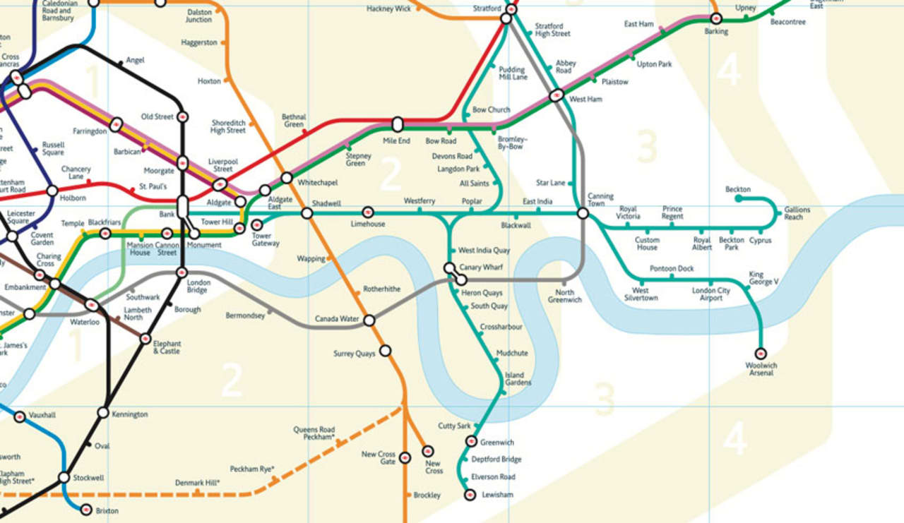 Infographic Of The Day: The Re-Redesigned London Tube Map