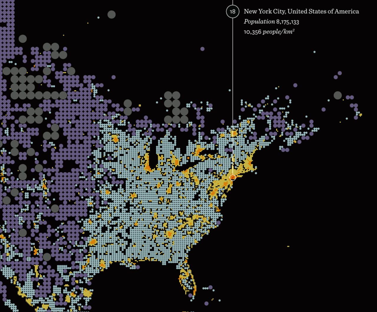 Infographic of the Day: A Strange, Brilliant Map Of The World’s Popula