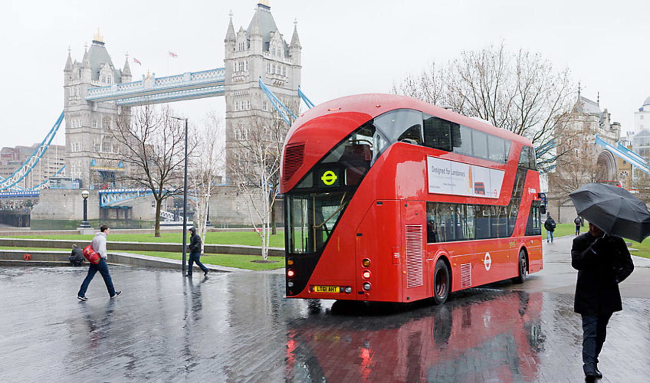 London’s Futuristic New Double-Decker Bus Hits The Streets
