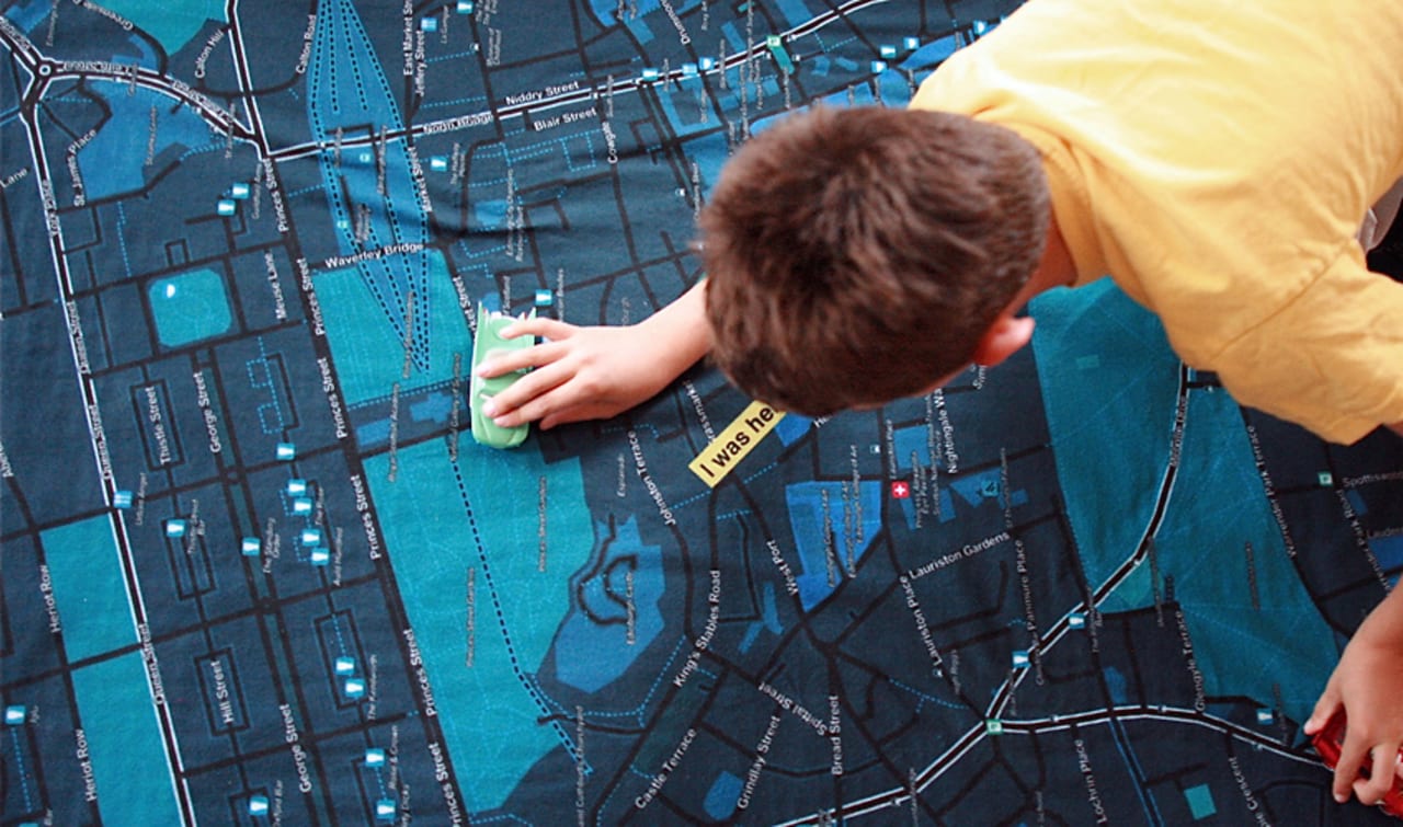 Wanted: Blankets and Napkins Printed With Personalized Maps Wanted: Blankets and Napkins Printed With Personalized Maps