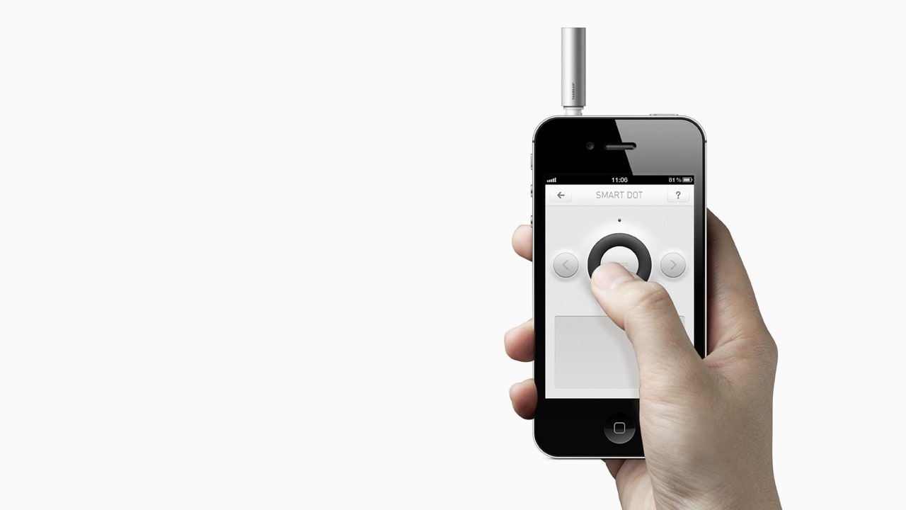 iPhone “Smart Dot” Is A Pointer For Both The Real And Virtual Worlds