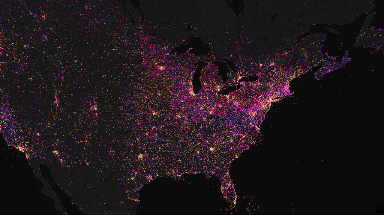 A Glowing Map Of Wikipedia’s Worldwide Community