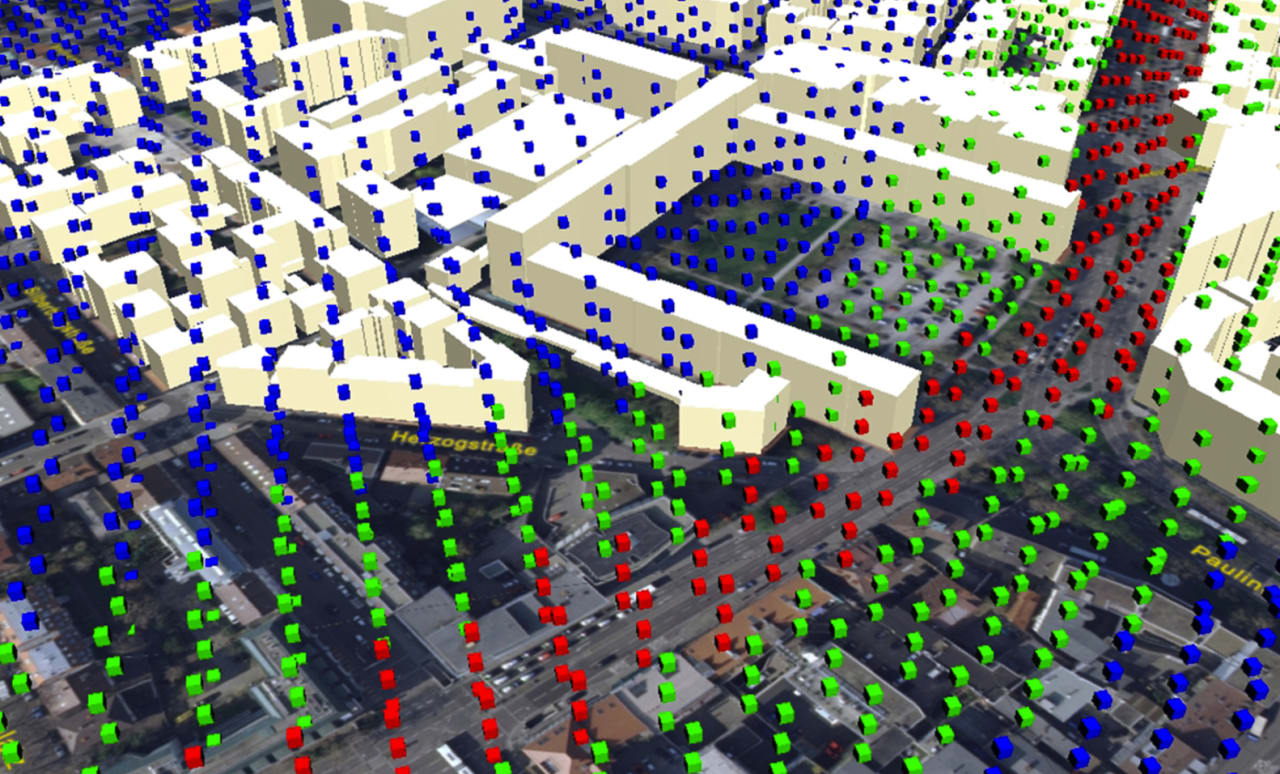 A 3-D Tool To Let Urban Planners Visualize Traffic, Noise, And Polluti