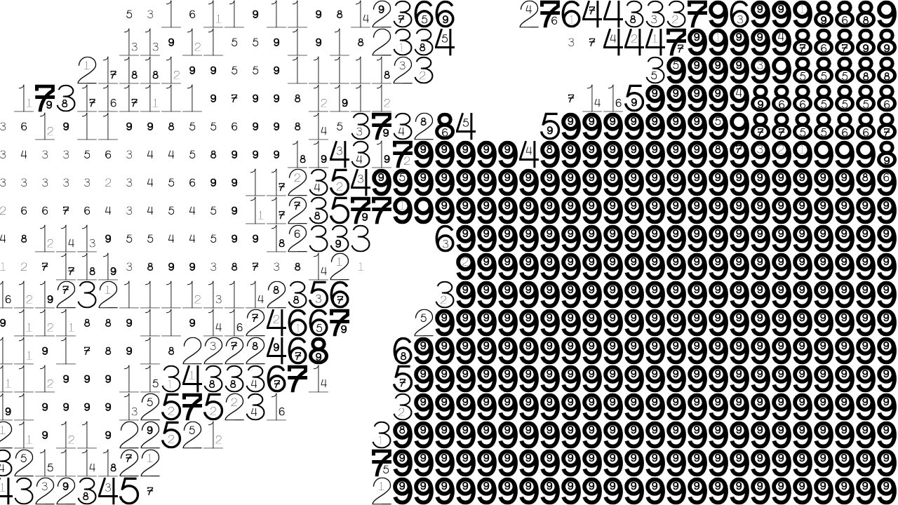 FatFonts: Ingenious Digits That Grow Fatter With Value, Making Numbers