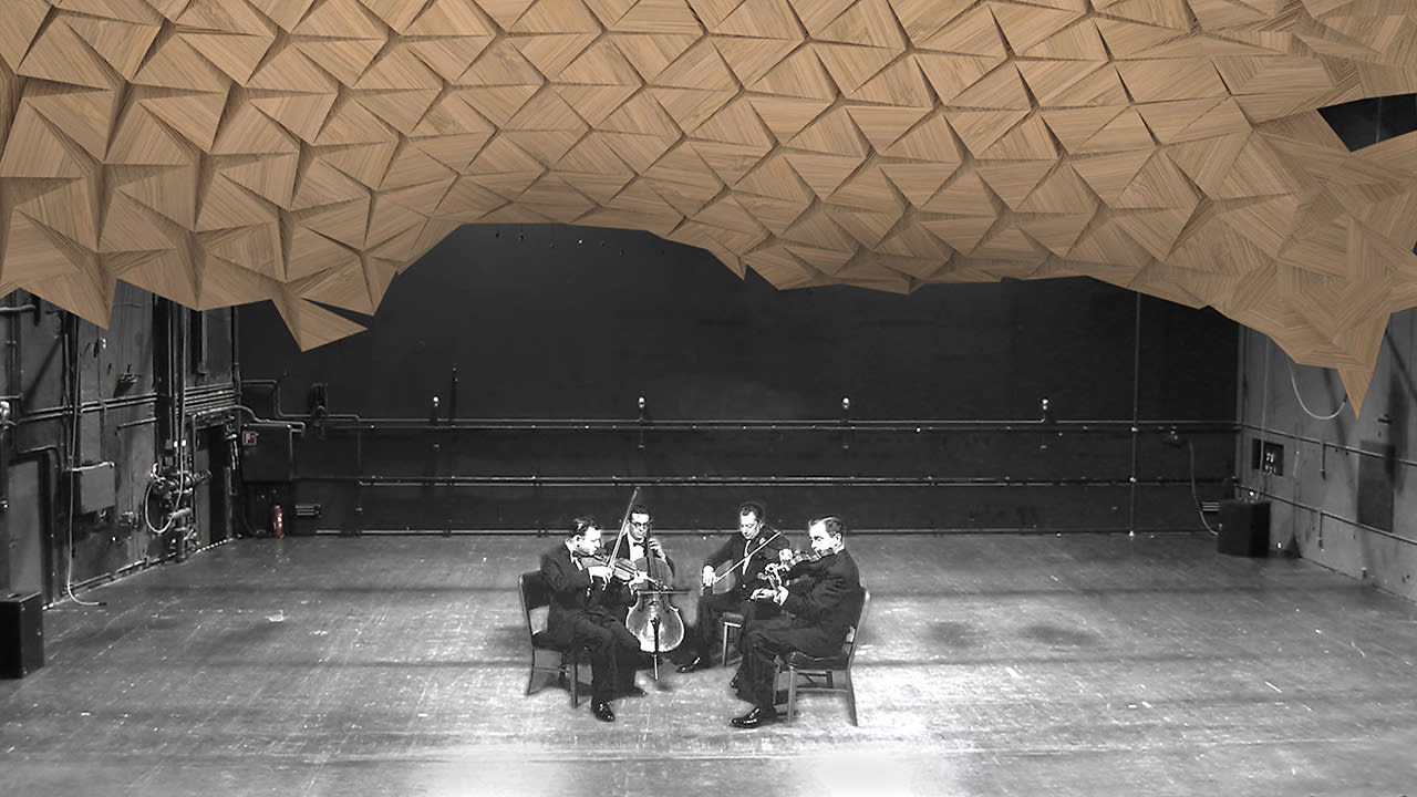 A Mechanical Roof Tweaks Concert Acoustics In Real Time
