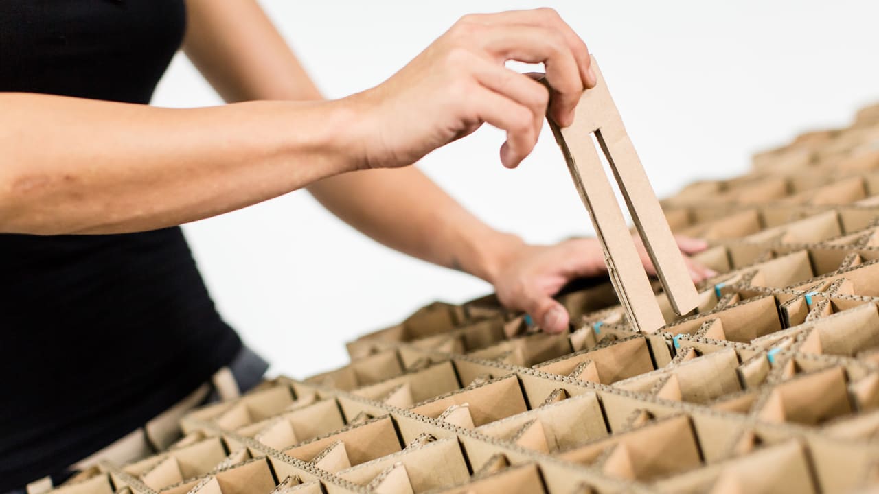 No Tools, No Problem: HP’s DIY Cardboard Desk