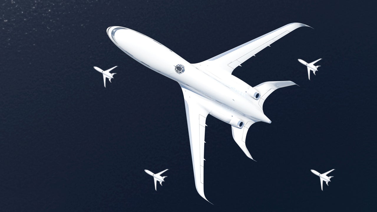 A Green Vision For Air Travel: Planes Fly Together In Flocks