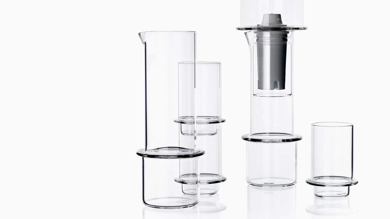 Stackable Glassware Inspired By The Science Lab