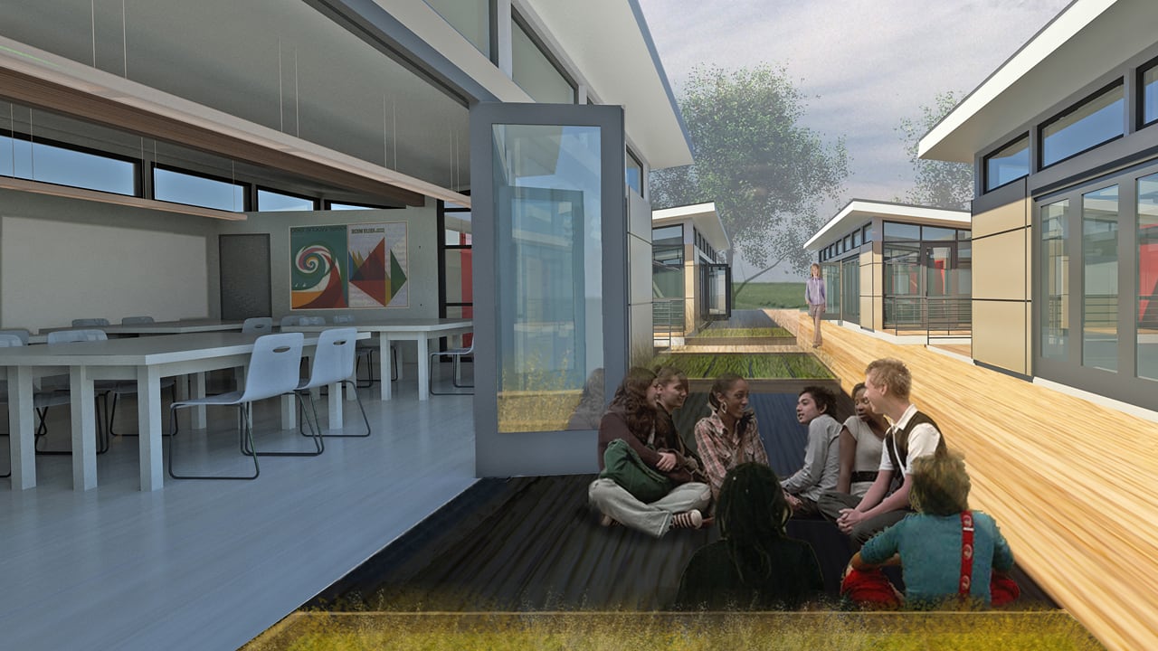 An Eco-Modular Classroom That Helps Kids Learn