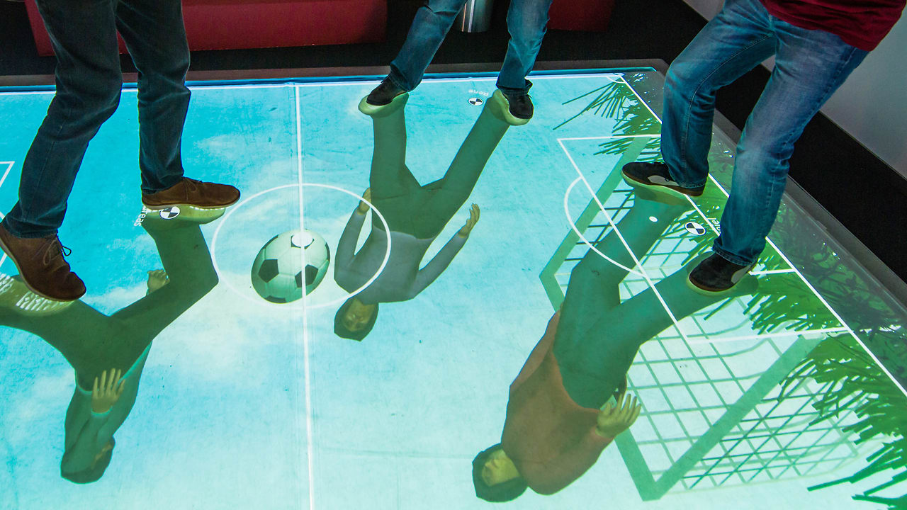 Watch: A Crazy Floor Senses And Mirrors Your Every Move