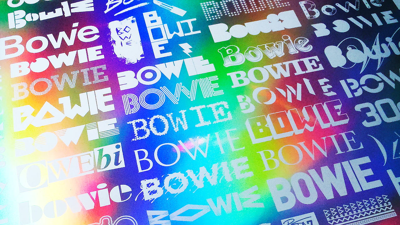 101 Typographic Tributes To David Bowie, Collected On One Glamorous Po