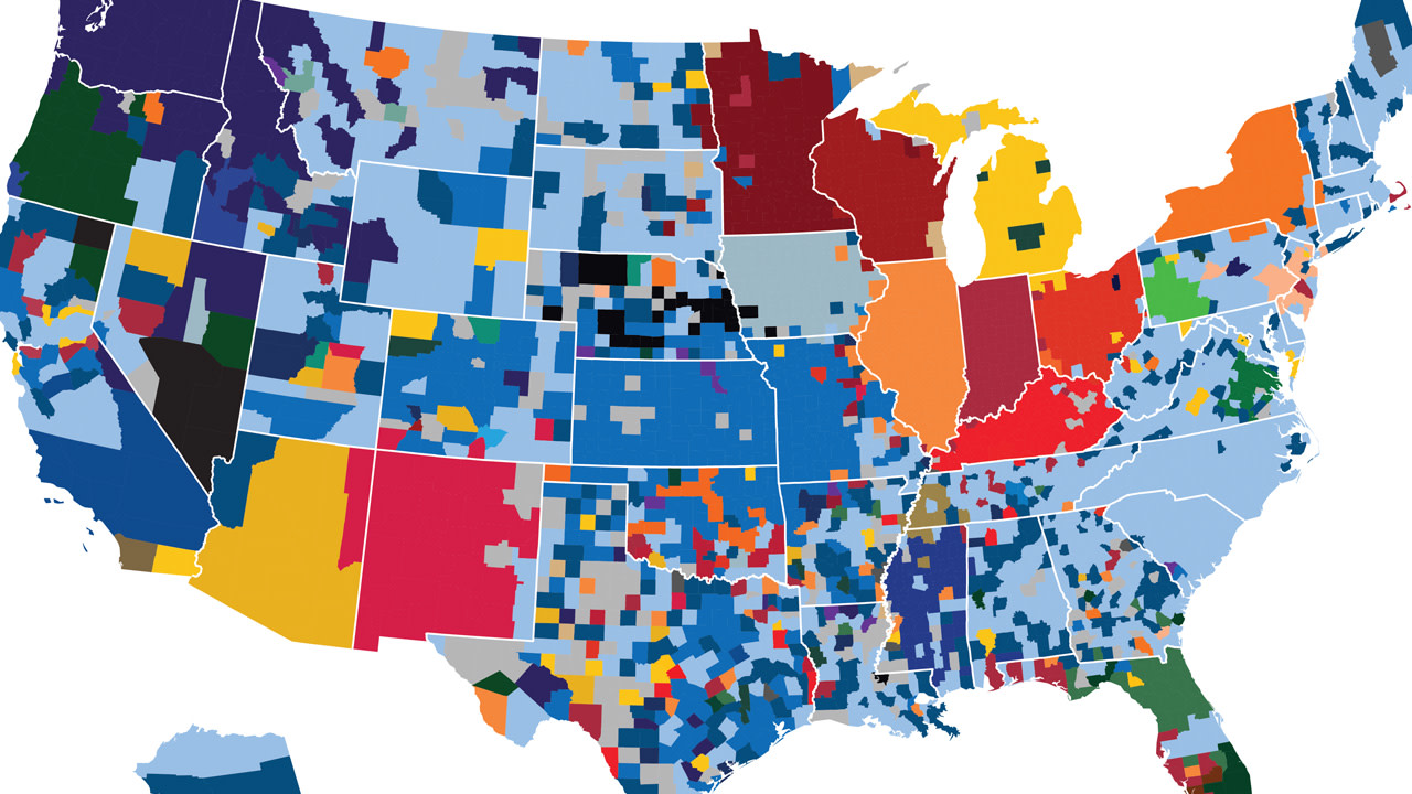 Infographic: Facebook’s Data Geeks Map March Madness