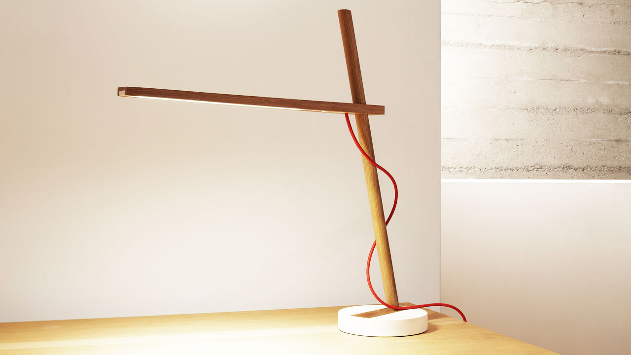 Two Ultra-Minimal Lamps That Also Juice Up Your Phone